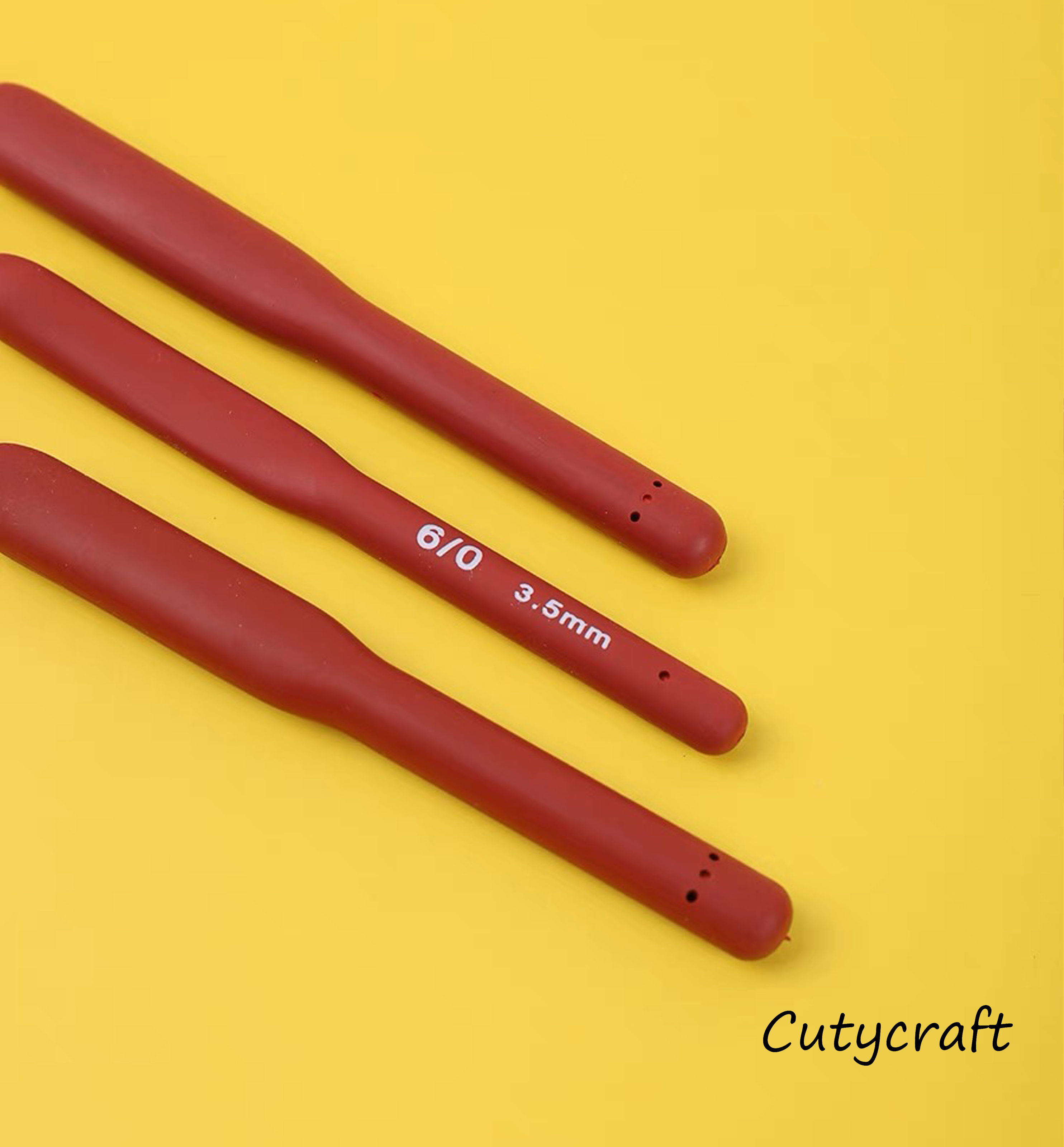 Silicone Single-Head Crochet Hook – cutycraft
