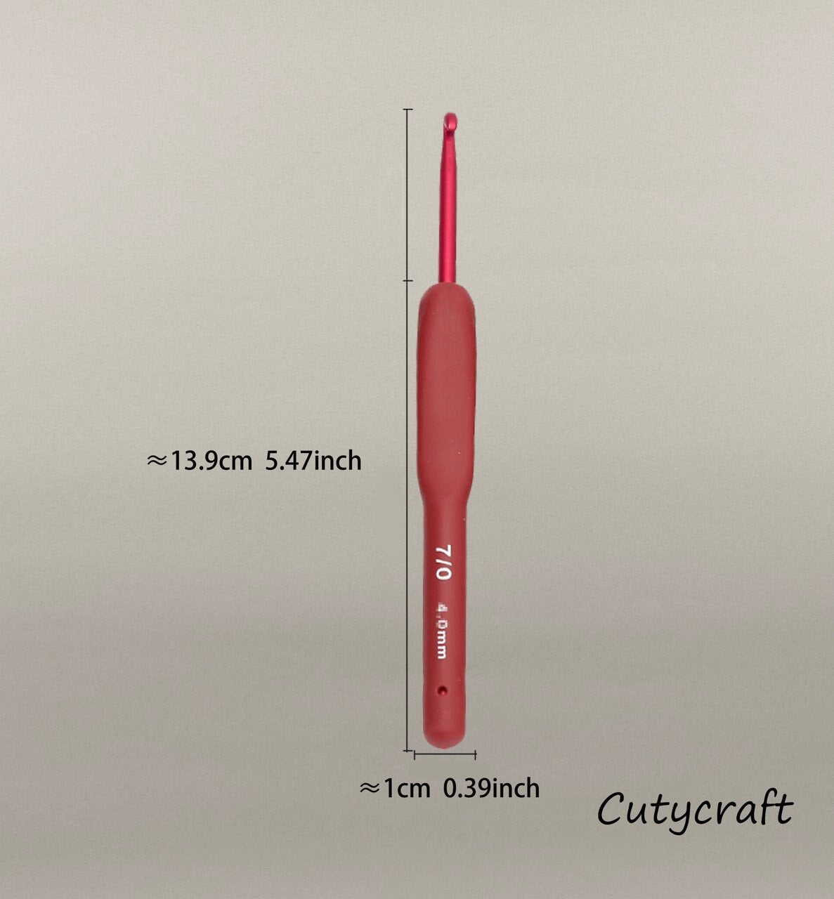 Silicone Single-Head Crochet Hook – cutycraft